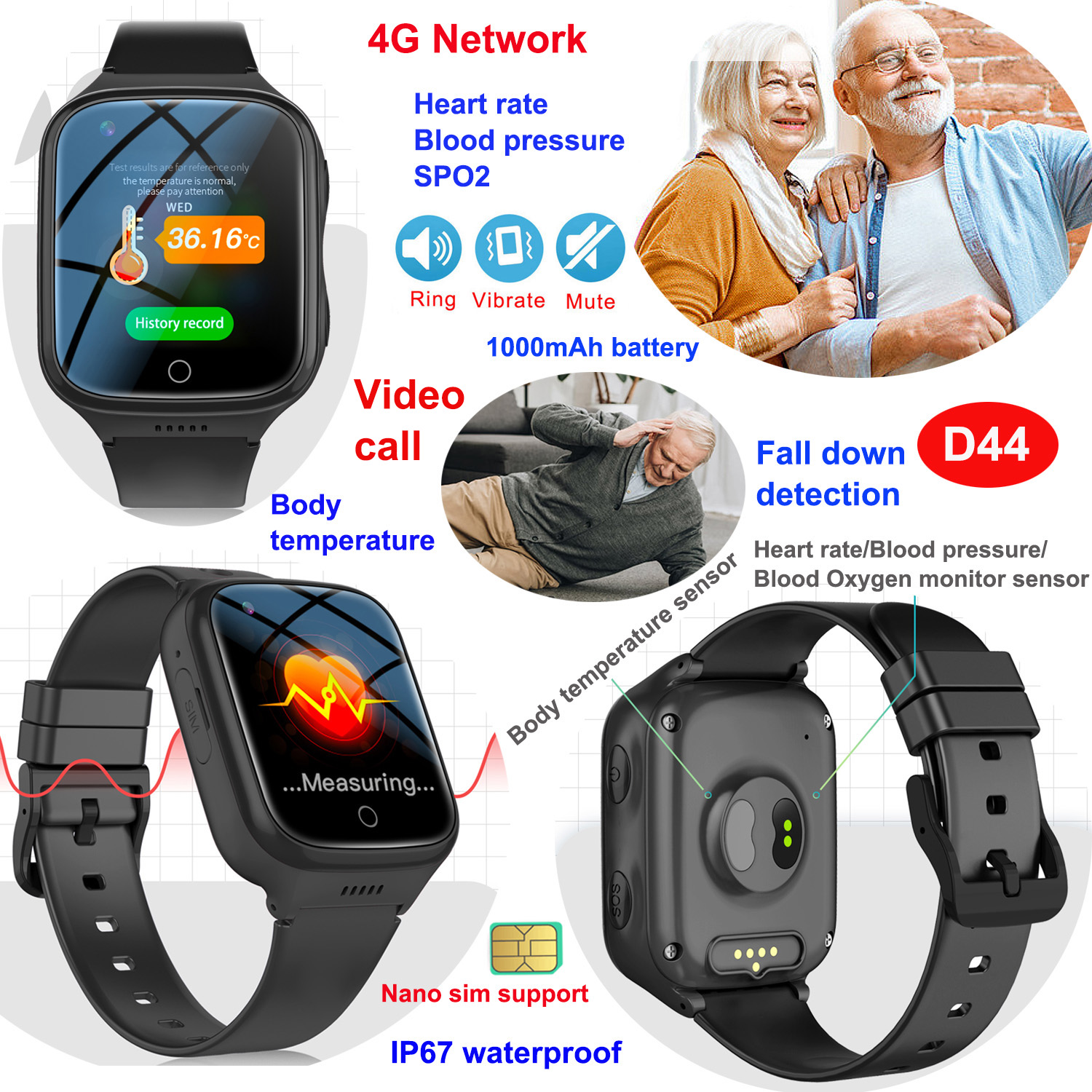 Smart Senior Healthcare GPS tracker Monitoring System - Shenzhen ...